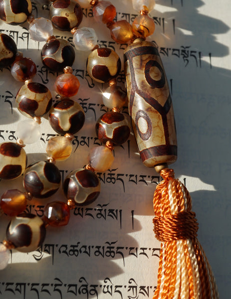 Turtle Agate Mala – Middle Moon Malas